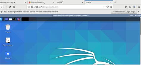 kubernetes unable to connect to novnc via nginx ingress ha proxy