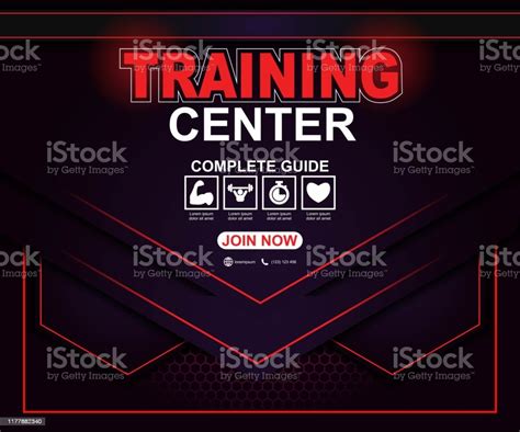 피트니스 전단지 템플릿 피트니스 센터를위한 포스터 템플릿입니다 현대적인 피트니스 및 체육관 브로셔 컬렉션 현대 어두운 추상 적