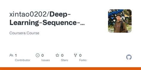 Github Xintao0202deep Learning Sequence Models Coursera Course