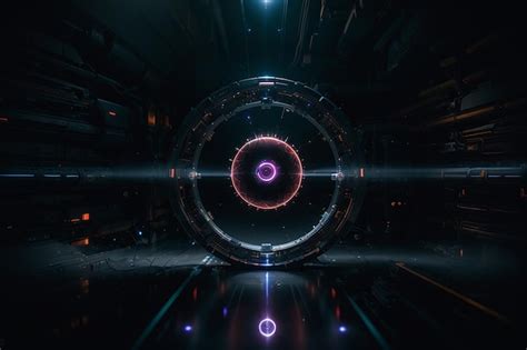 premium ai image quantum particles fusion