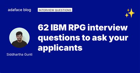 62 Ibm Rpg Interview Questions Adaface