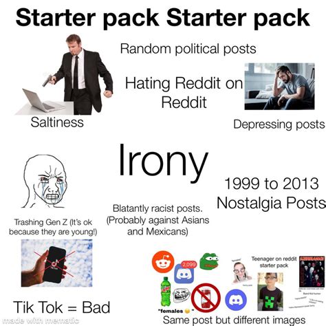Meta Starter Pack R Starterpacks Starter Packs Know Your Meme
