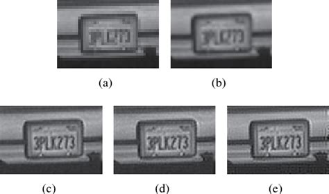 Figure 1 From Fast Super Resolution Reconstruction For Video Based