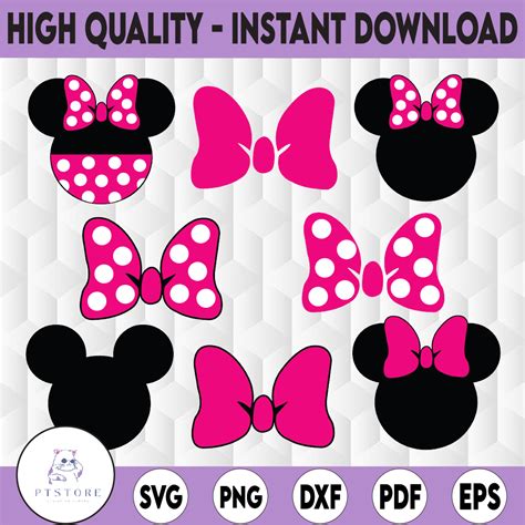 Minnie Mouse Bundle Svg Love Mickey Svg Disney Svg Disney Inspire