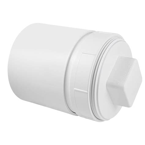 4 Sewer Cleanout Adapter With Plug Pipe Fitting Pvc Dwv Flush Sewer Cleanout Cap Pvc Sandd