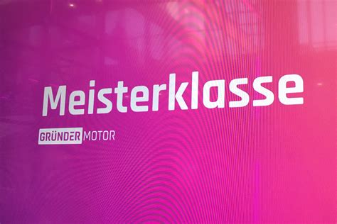 Demo Day Der Gründermotor Meisterklasse 4 Am 28012021 Start Up Bw