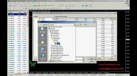 Importing CSV File Into Metatrader YouTube