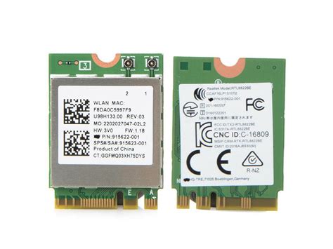 Realtek RTL8822BE NGFF 802.11ac 2.4G/5 GHz Draadloze Wifi Card ...