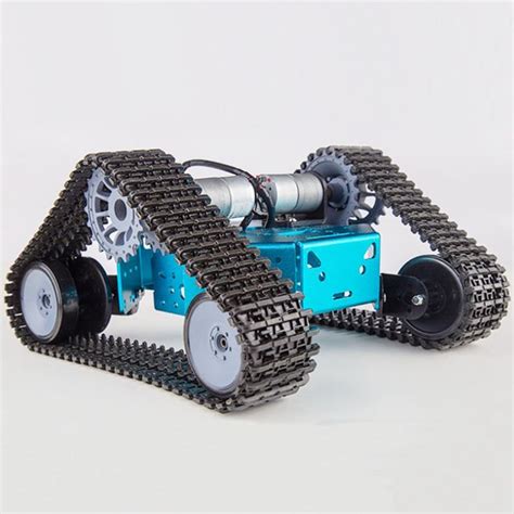 Kittenbot DIY RC Robot Car Tank Plastic Crawler Belt Educational Kit With DC Motor Rc Robot