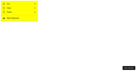 Mui Menu Examples Codesandbox
