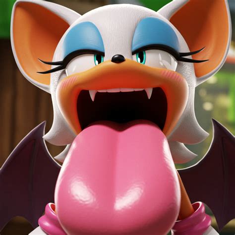 Rouge The Bat Huge Tongue Mawshot By Duhdoores On Deviantart