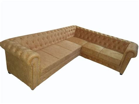 6 Seater Leather Wooden Brown L Shape Sofa Set At ₹ 55000 Piece In Jaipur Id 2851103342930