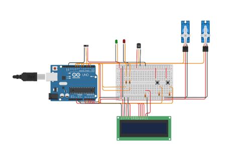 Circuit Design Smart Window Tinkercad