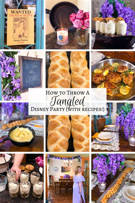 How To Host A Disney Tangled Party Disney Dinner Party