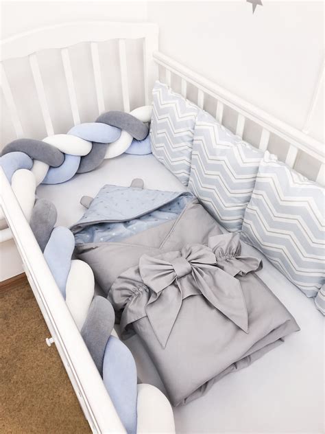 💥В наличии💥 Бортик косичка на круглую либо прямоугольную кроватку 3 стороны💚 Сможете добавить