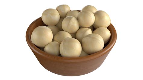 Macadamia Nut Kernel Bowl 3d Model Turbosquid 2397424