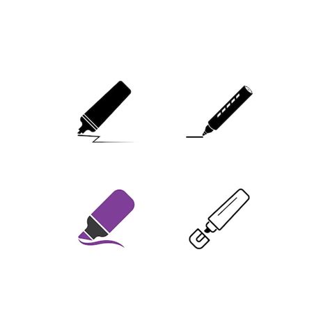 Premium Vector Marker Pen Icon