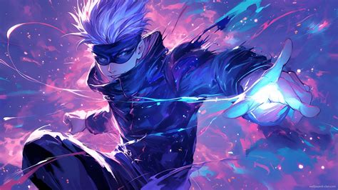 Satoru Gojo Cool Action Pc Wallpaper 4k Satoru Gojo Wallpaper