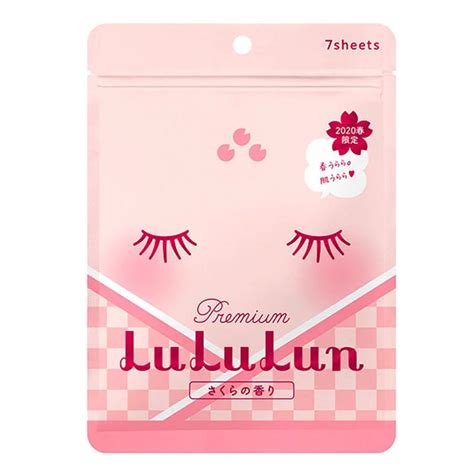 Buy Lululun Premium Sakura Face Mask 7 Pcs Australia Japanese Skin