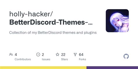 Github Holly Hacker Betterdiscord Themes And Plugins Collection Of My Betterdiscord Themes