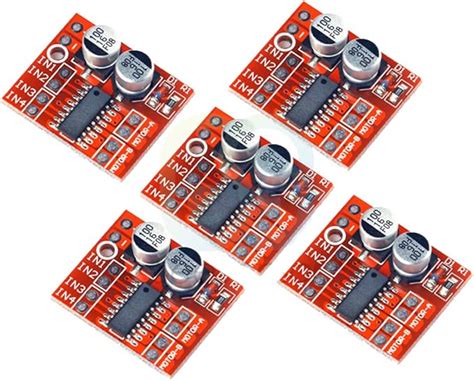 Hiletgo 5pcs 15a 2 Way L298n L298 Dc Motor Driver Drive Board Dual H