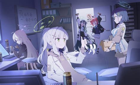 Quarterlift Aris Blue Archive Chihiro Blue Archive Doodle Sensei Blue Archive Hare