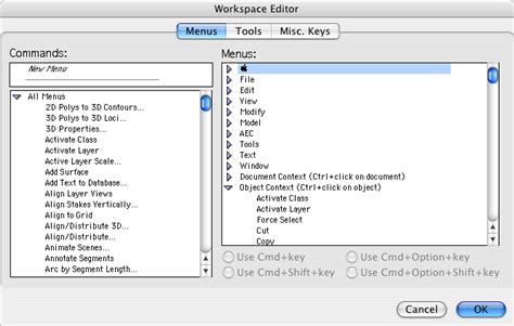 Accessing The Menu Commands Without Using Keyboard Shortcuts Knowledgebase Vectorworks