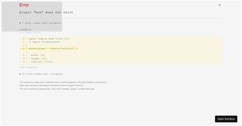 Videojs Mux Forked Codesandbox Videojs Mux Forked Codesandbox