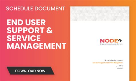 End User Support And Service Management Node4