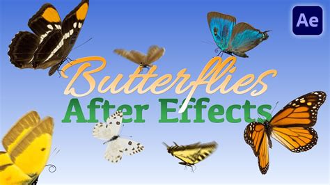 Butterfly Effect After Effects Make Custom Butterfly Animations Youtube
