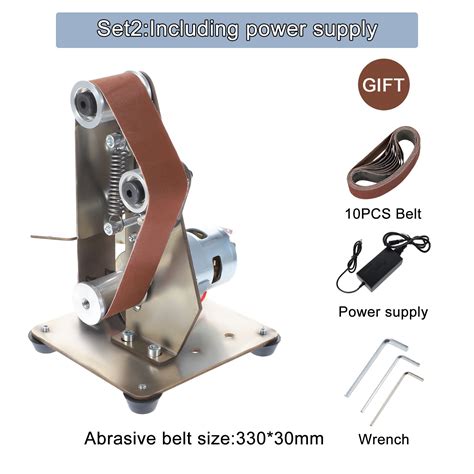 110 220v Electric Belt Machine Sander Sanding Grin Vicedeal