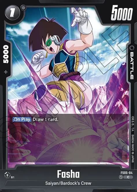 Fs05 04 Fasha Dragon Ball Super Card Game Fusion World Card Dragon