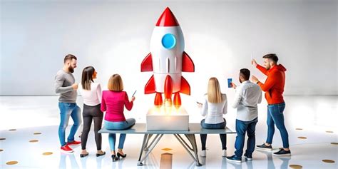 3d Ai Driven Product Launch Planning Concept Team Using Ai Tools For