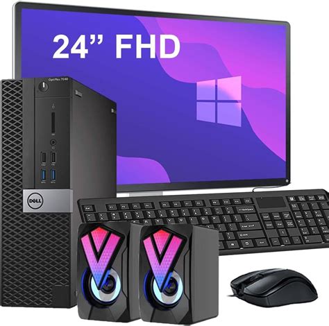 Amazon Com Dell Custom Built RGB Lights PC OptiPlex SFF Computer Intel Core I5 6500 Processor