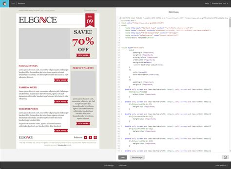 Sample Email Template Html Code Williamson Ga Us