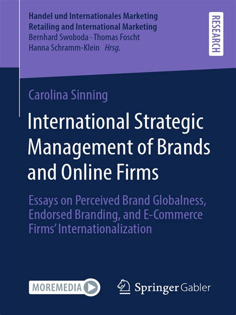International Strategic Management Of Brands And Online Firms Essays