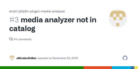 Media Analyzer Not In Catalog · Issue 3 · Endrljellyfin Plugin Media