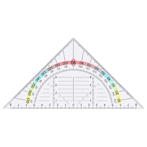 Triangular Protractor Free Svg