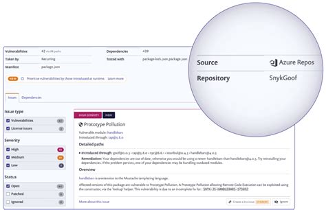 azure repos enriched with devsecops capabilities snyk