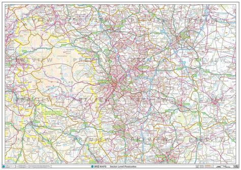 S Postcode Map For The Sheffield Postcode Area  Or Pdf Download Map Logic