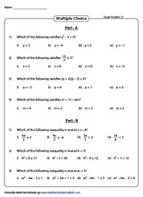 Algebra Worksheets Worksheets Library