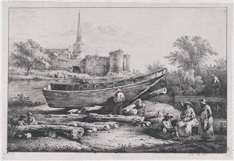 The Construction Site In Savigny By Jean Jacques De Boissieu