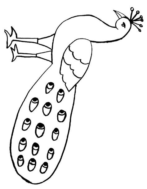 Peacock Coloring Pages Free Printable Pdf