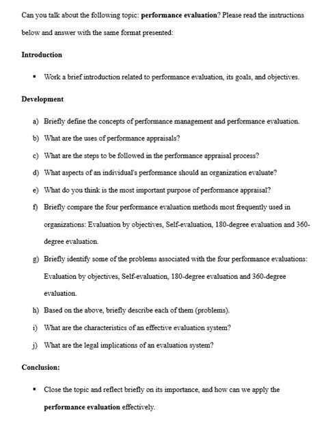 Solved Can You Talk About The Following Topic Performance