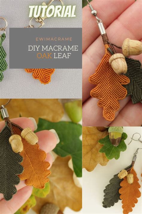 Oak Leaf Do You Have One Jewelry Tutorials Free Macrame Jewelry Tutorial Micro Macrame