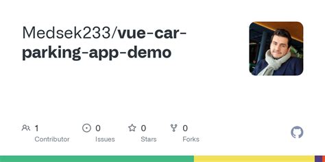GitHub Medsek Vue Car Parking App Demo