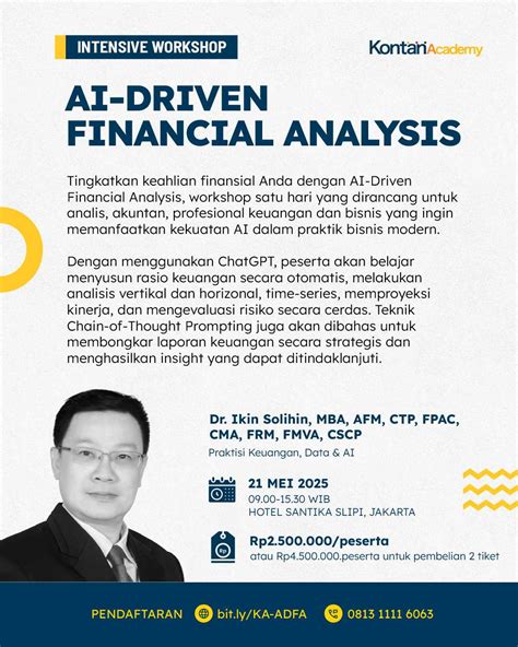 Intensive Workshop Ai Driven Financial Analysis