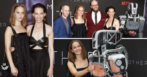 Netflixs I Am Mother Robot Makes Eerie Appearance At Films Premiere