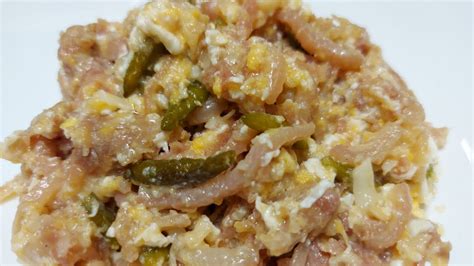 ထိုင်းဝက်သားချဉ်ကို ကြက်ဥနဲ့ ကြော်စားမယ် Youtube