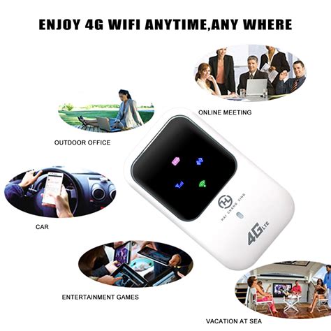 Hcx H80 4g Lte Mobile Wifi Hotspot Router With Power Bank Function Unlocked Wifi Portable